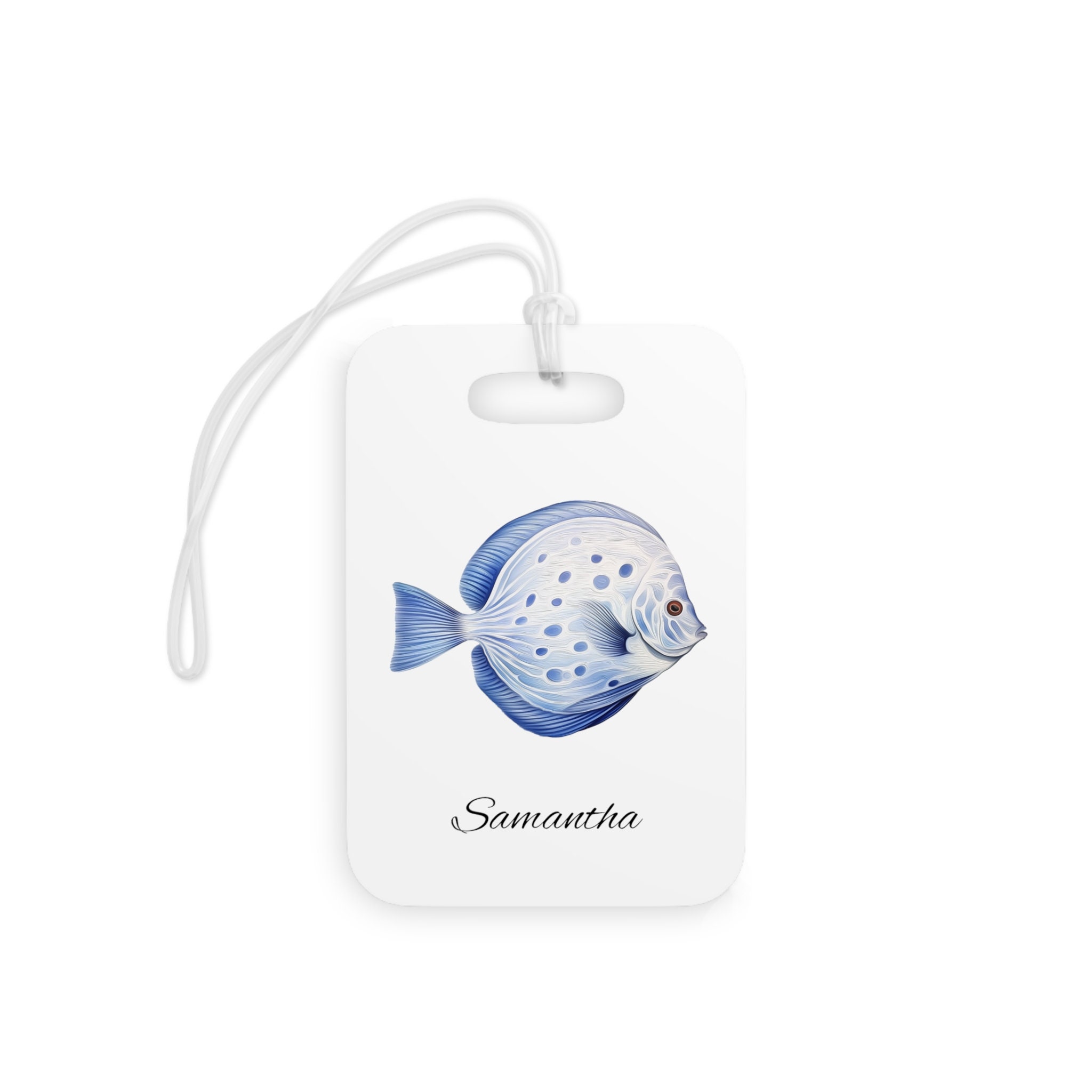 Personalized Fish Luggage Tags, Travel Bag Tag, Overnight Bag, Sports ...