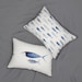 Reversible Blue Fish Lumbar Pillow, Nursery Fish Pillow, Nautical Fish ...