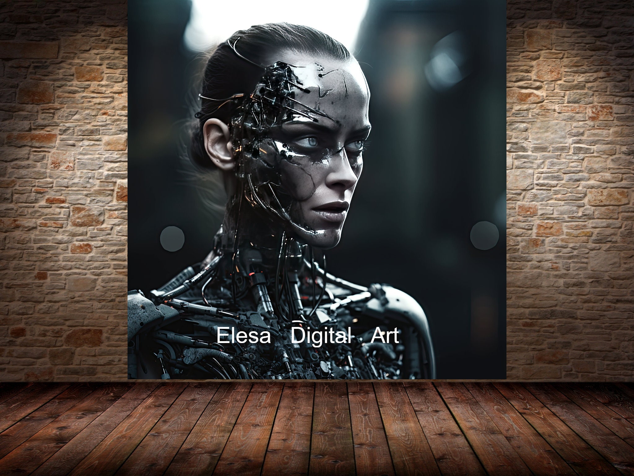 Ai Neural Network Cyborg Horror Image Digital Print PNG 320 - Etsy