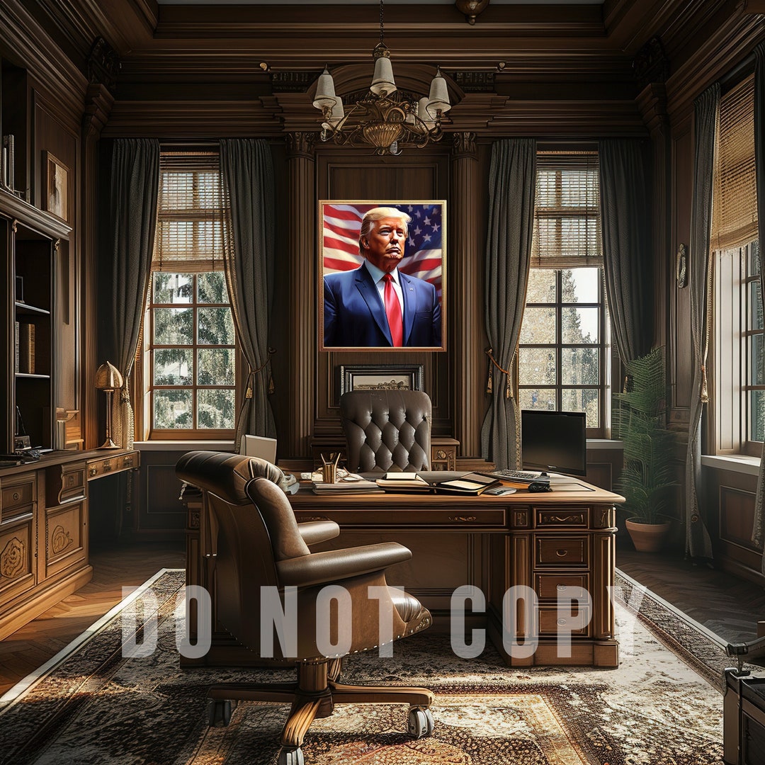 Donald Trump Portrait, Patriotic Poster, USA Flag, Gold Collection ...