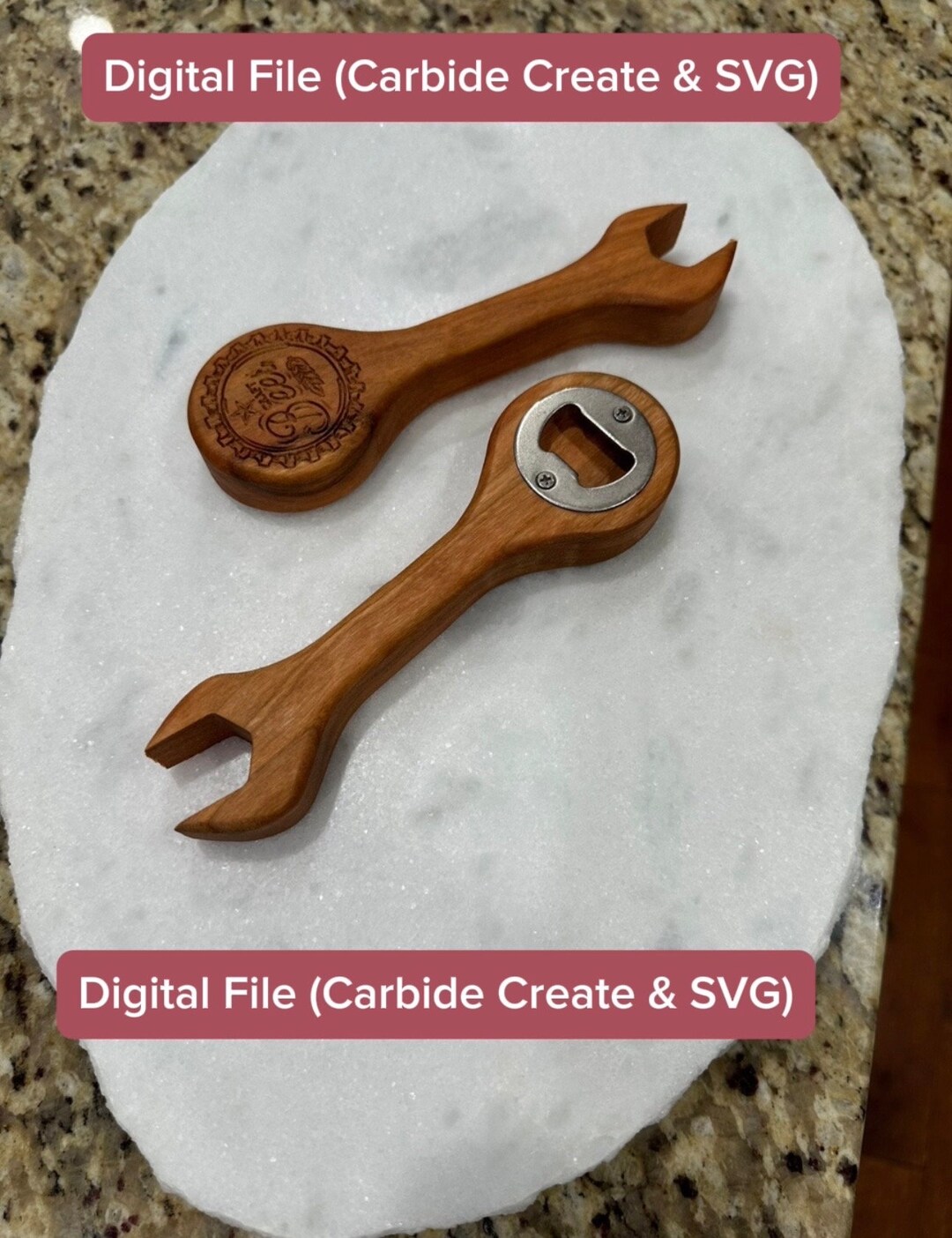 Wrench Beverage Opener Carbide Create & SVG File (digital Download File ...