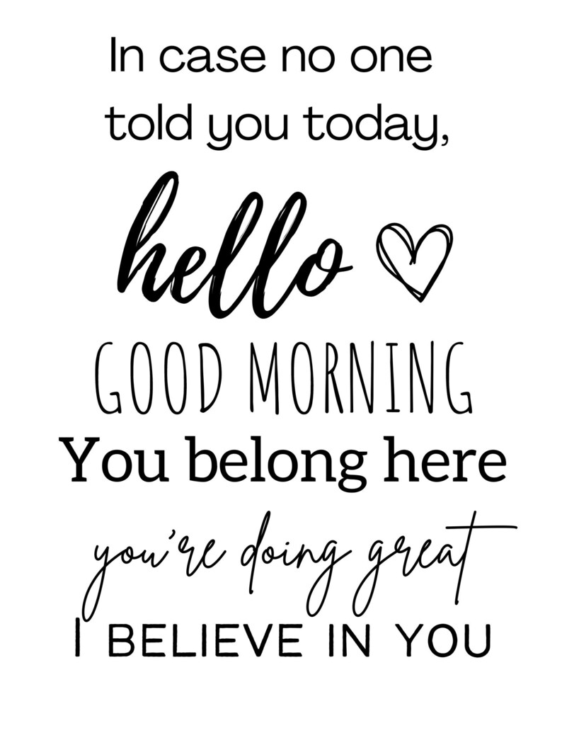 You Belong Here, Classroom Sign Digital Print - Etsy