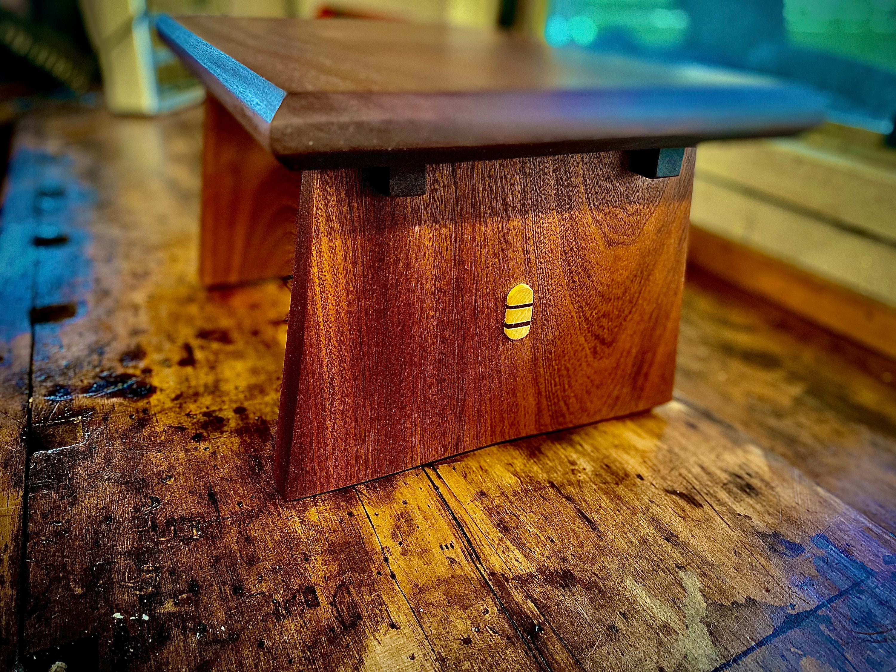 Mahogany Step Stool - Etsy