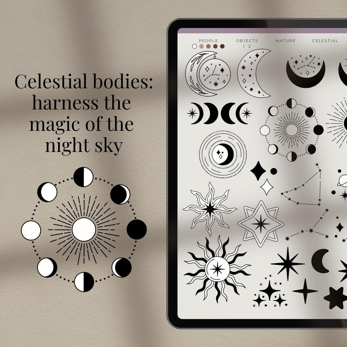 Witchy Digital Stickers for Goodnotes | Witch Goodnotes Stickers ...
