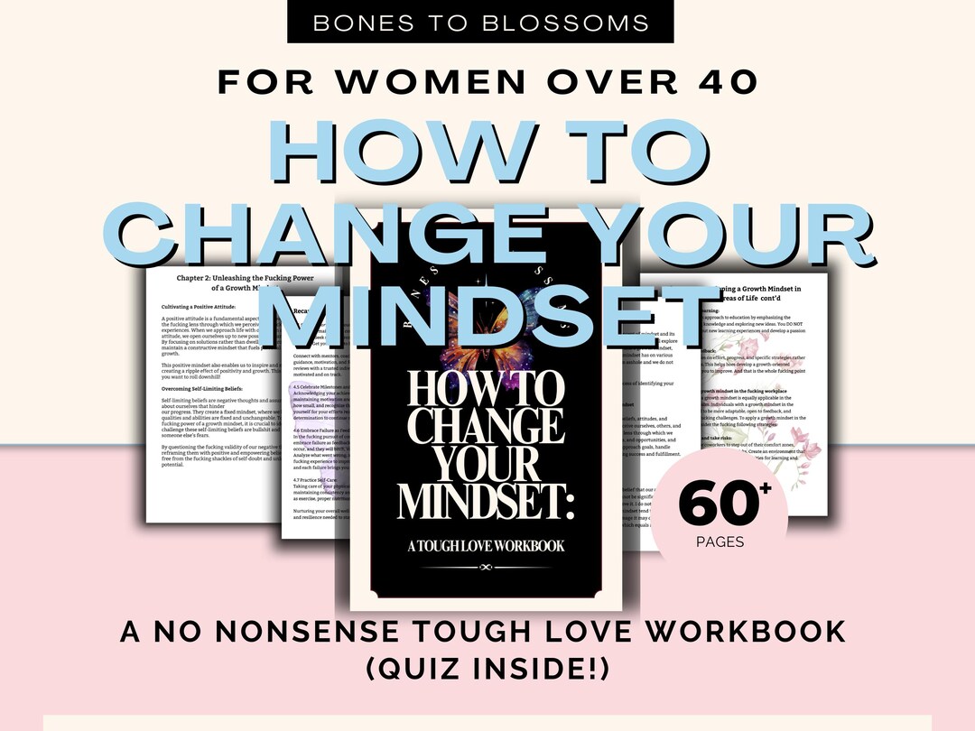 Transform Your Mindset, Growth Mindset, Tough Love Self Improvement ...
