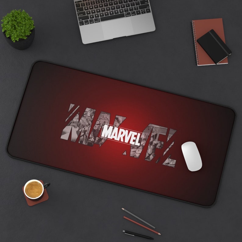 Marvel Gaming Desk Mat, Marvel Office Mousepad, Large Gaming Mousepad ...