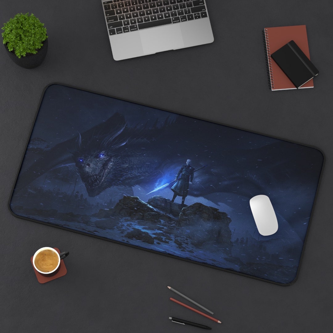 Game of Thrones Night King Desk Mat, GOT Dragon Gaming Mousepad - Etsy