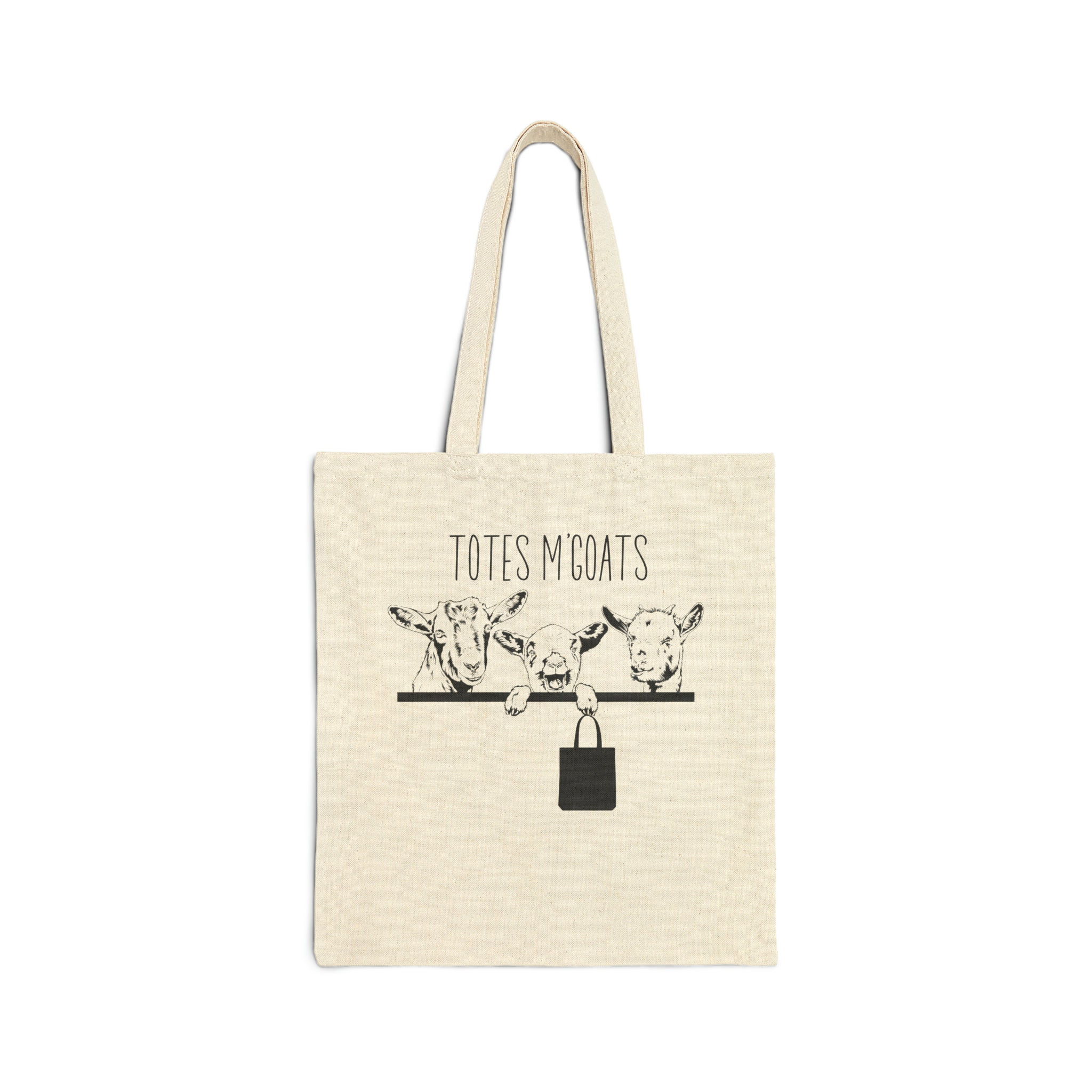 Totes M'goats Tote Bag, Goat Tote Bag, Cute Goat Family Bag, Baby Goat ...