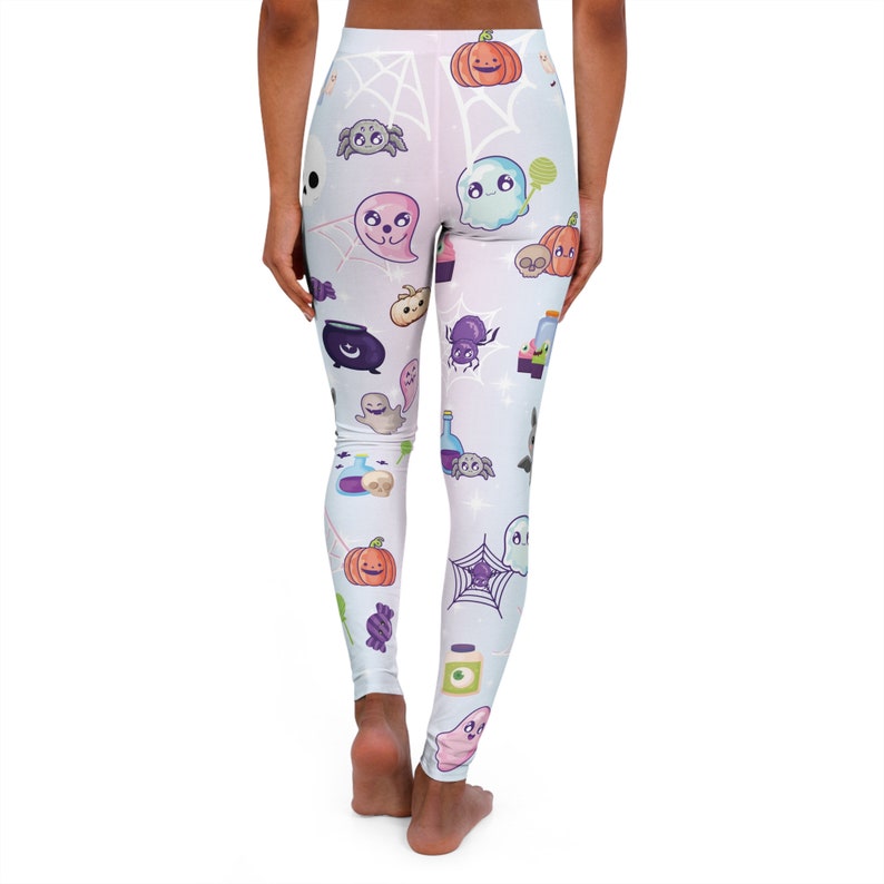 Kawaii Halloween Candycore Spandex Leggings Pastel Pink and Blue ...