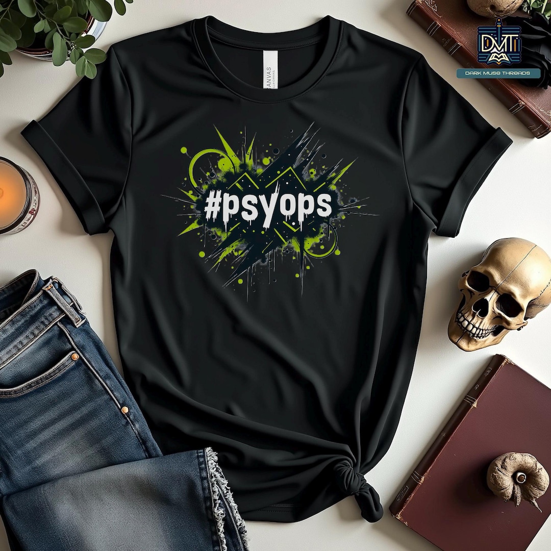 Neon Goth Creepy Cute Shirt | Psyops Goth Clothing | Alt Aesthetic ...