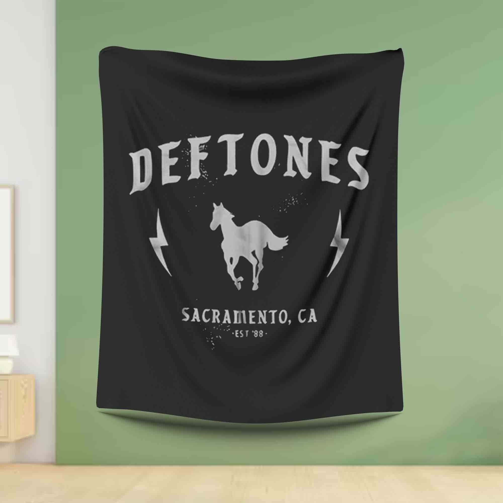 Running Horse Deftones Tapestry American Metal Band Tapestry - Etsy UK
