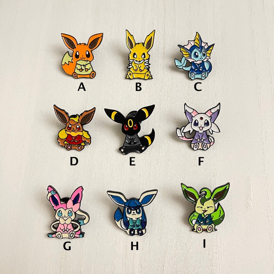 Eeveelution Pokemon Enamel Pins - Etsy