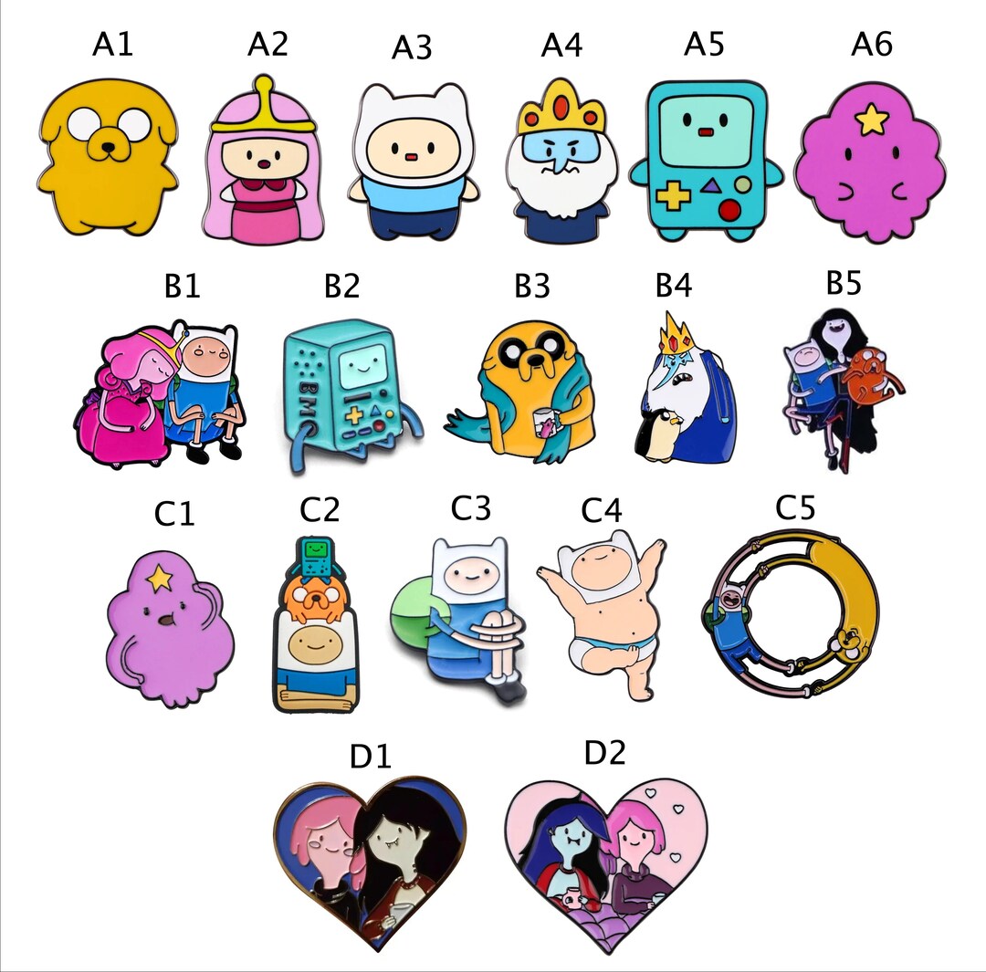 Adventure Time Enamel Pins - Etsy