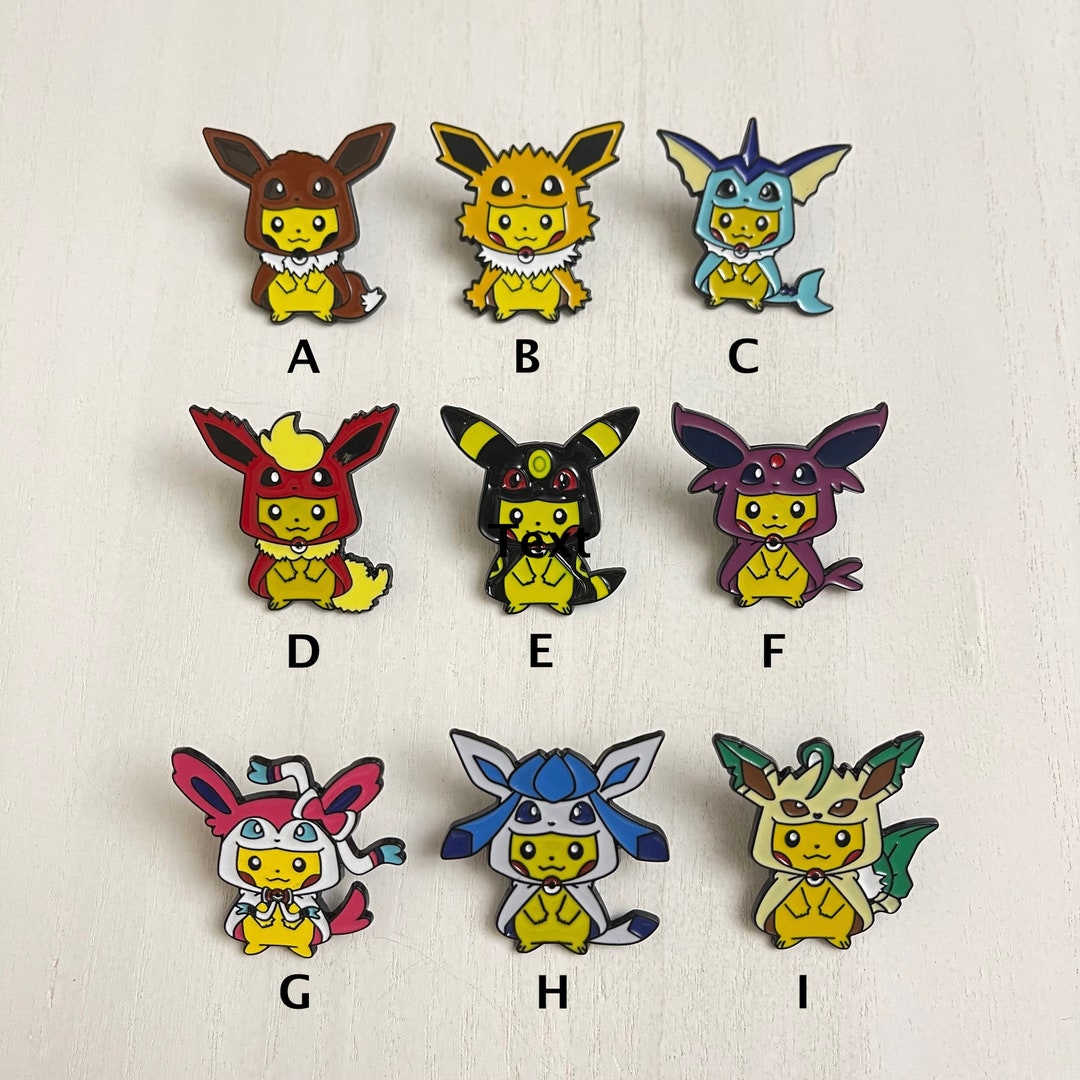 Pokemon Pins: Pikachu With Eeveelutions - Etsy