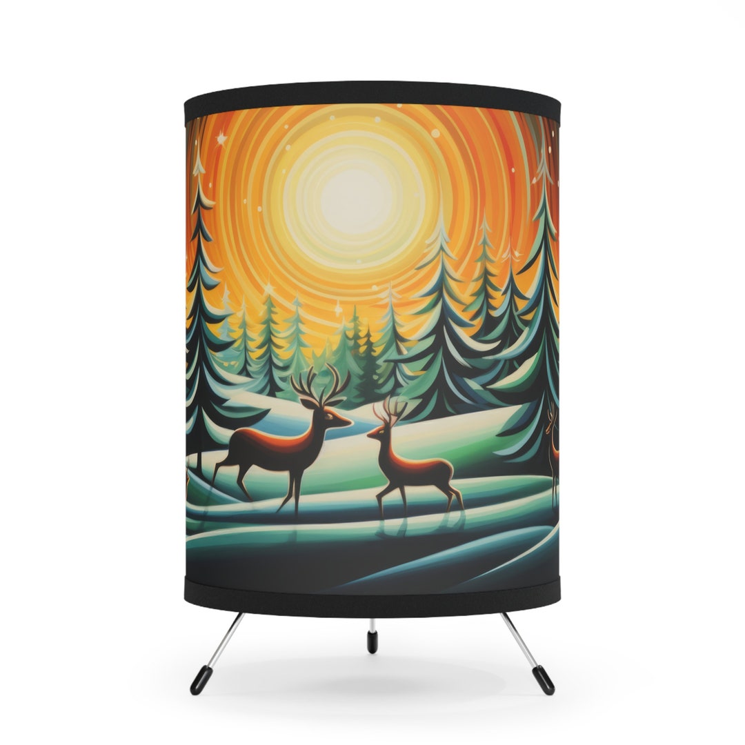 Glow This Holiday Season With Our Unique Christmas Lamp Featuring a ...