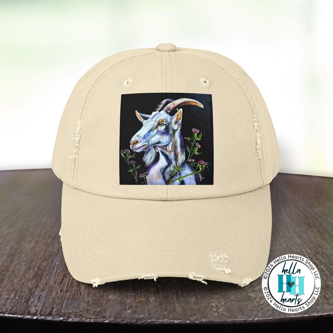 Goat Hat - Goat in Thistles From Mama Mosaic Artworks - Farmhouse ...