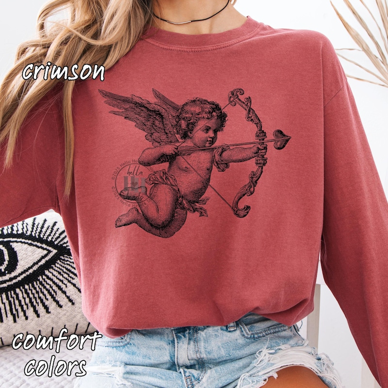 Vintage Style Cupid Print - Etsy