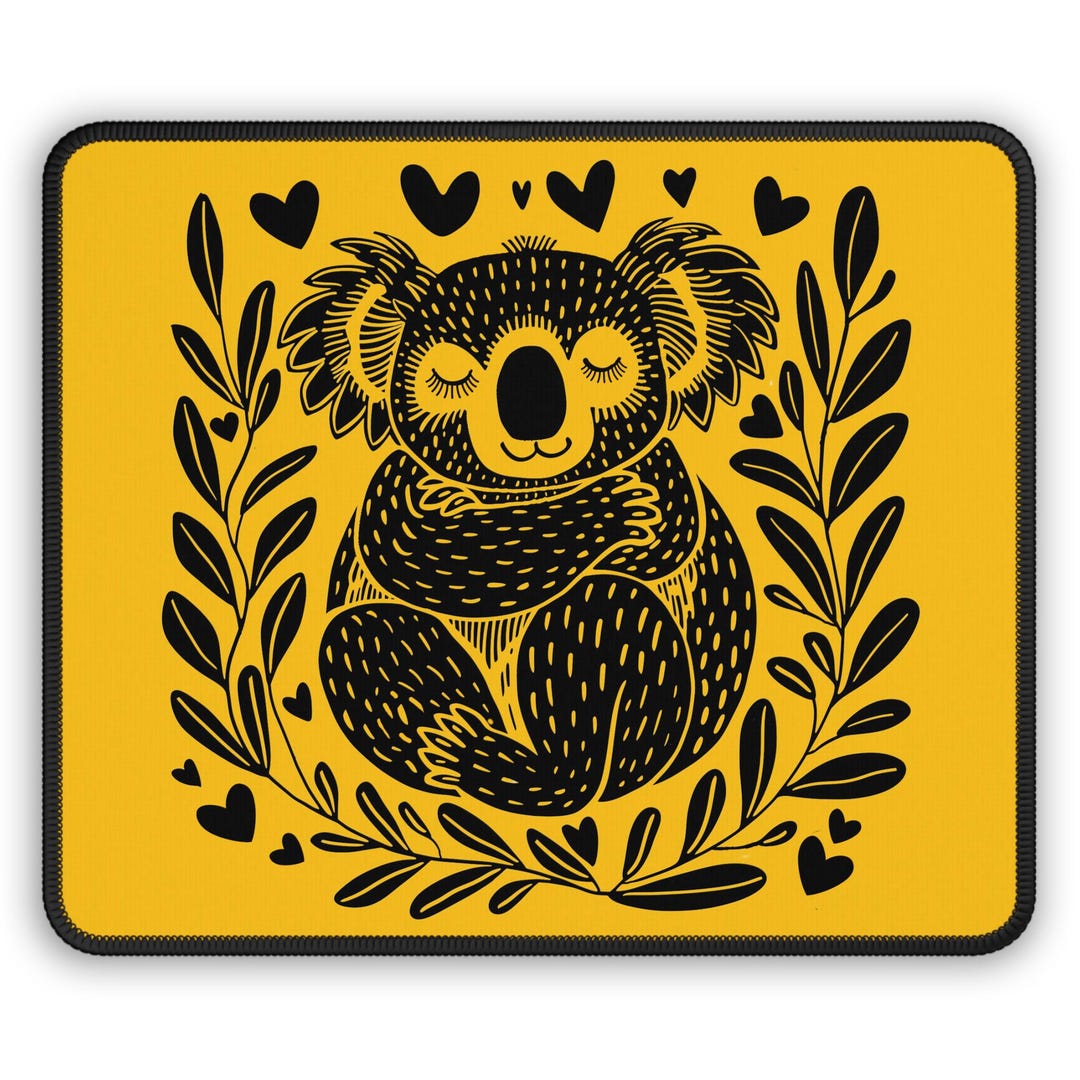 Koala Mouse Pad - Sleeping Koala Lover - Australian Cheerful Gift ...