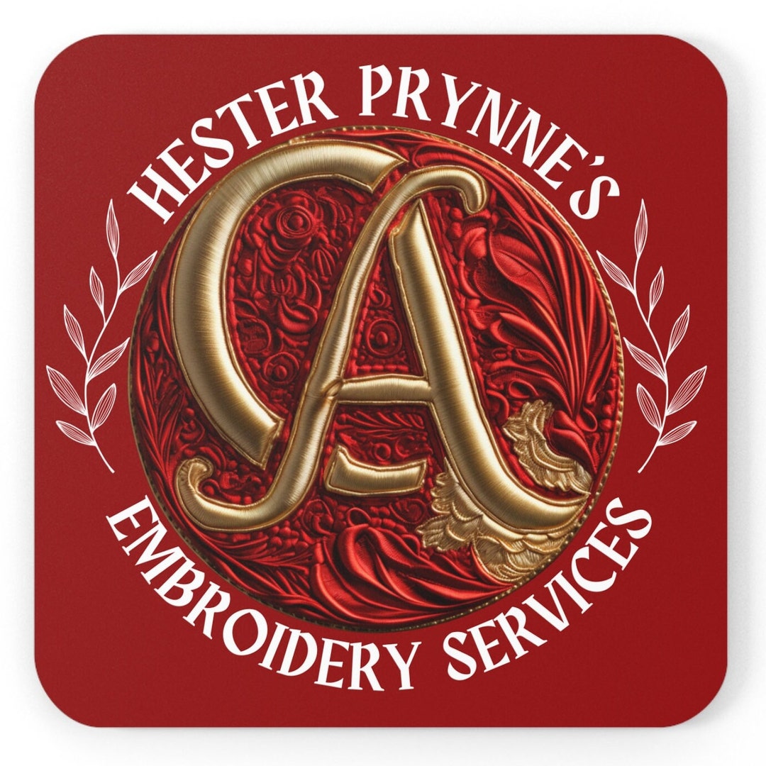 The Scarlet Letter Coaster Funny Coaster Ad for Hester Prynne's ...