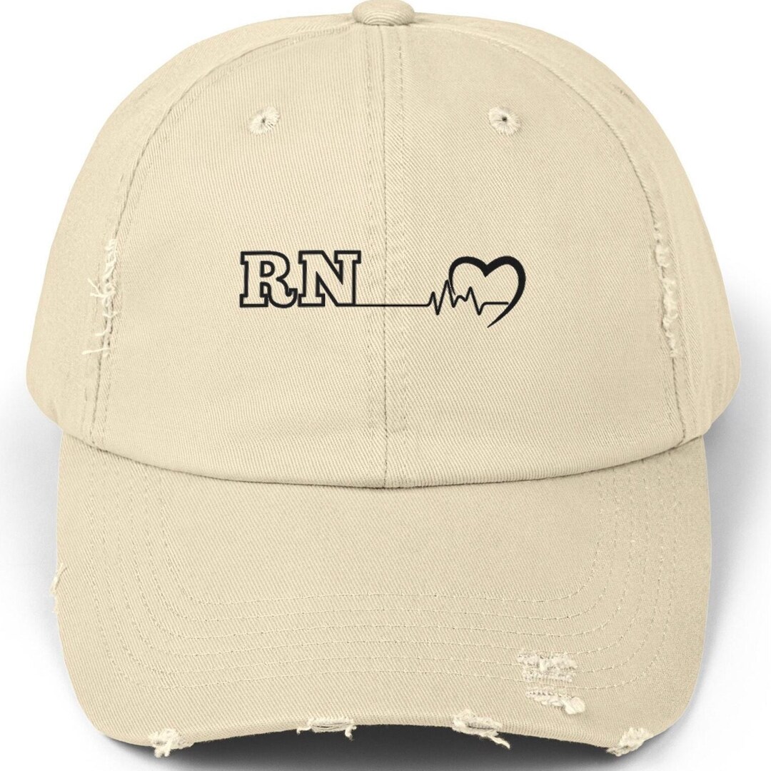RN Hat Nurse EKG Heart Nurses Week Gift Nursing School Graduation Gift ...