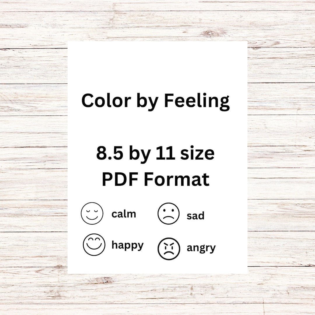 Color by Feeling - Etsy
