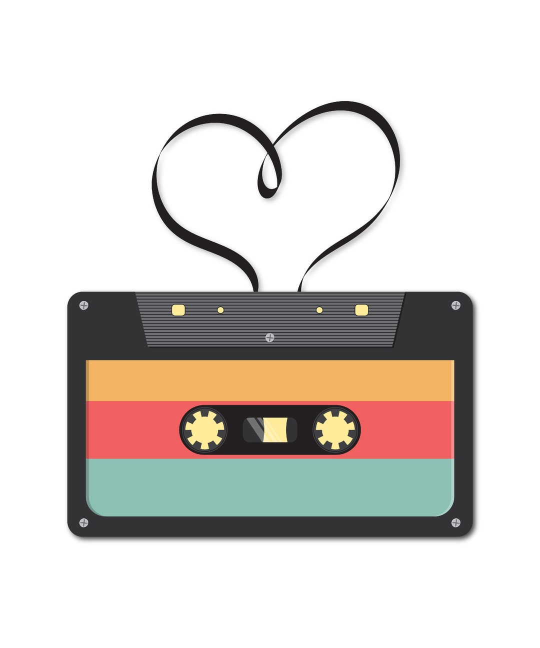 90's Vintage Cassette Tape Svg Cassette Svg Retro Png - Etsy