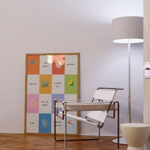 Colorful Christian Wall Art Isaiah 40 God's Word Remains Checkered ...