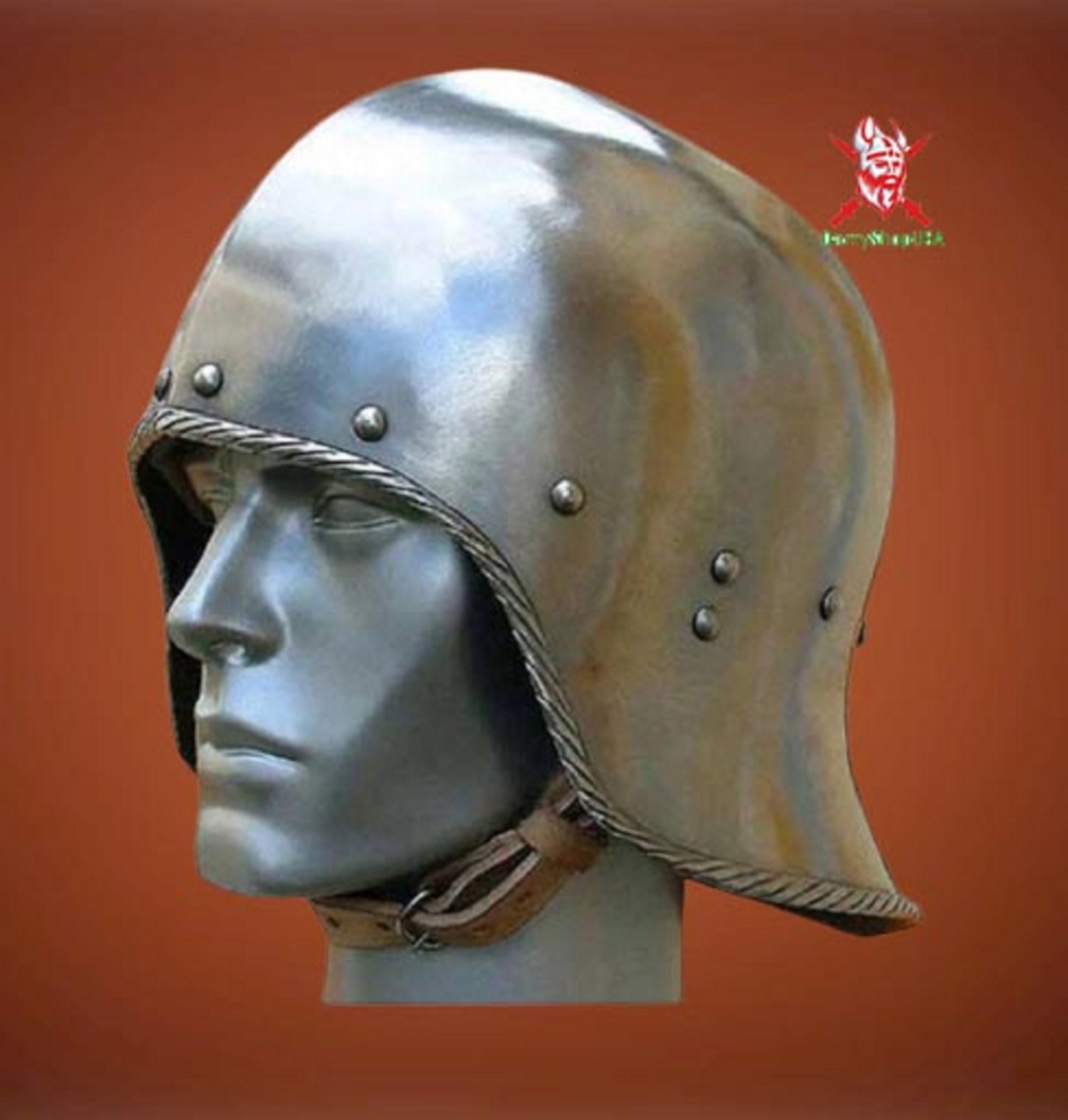 Open Face German Sallet Helmet , Sallet Helmet , German Sallet ...