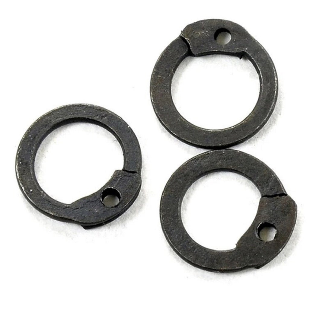 Titanium Chainmail Rings With Stainless Riveted 9MM Flat Rings With ...