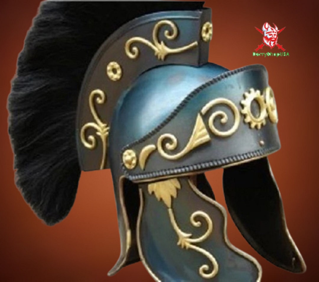 Handmade King Arthur ROMAN HELMET Medieval Roman Viking King Arthur ...