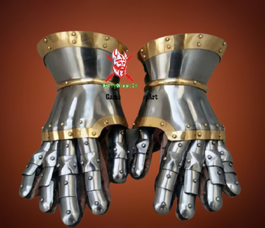 Functional Gauntlets, Medieval Functional Gauntlets , 16G Steel ...