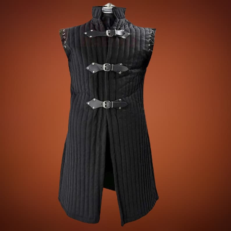 Medieval Knight Armor Costumes Dress VEST Gambeson Cotton Coat Jacket ...
