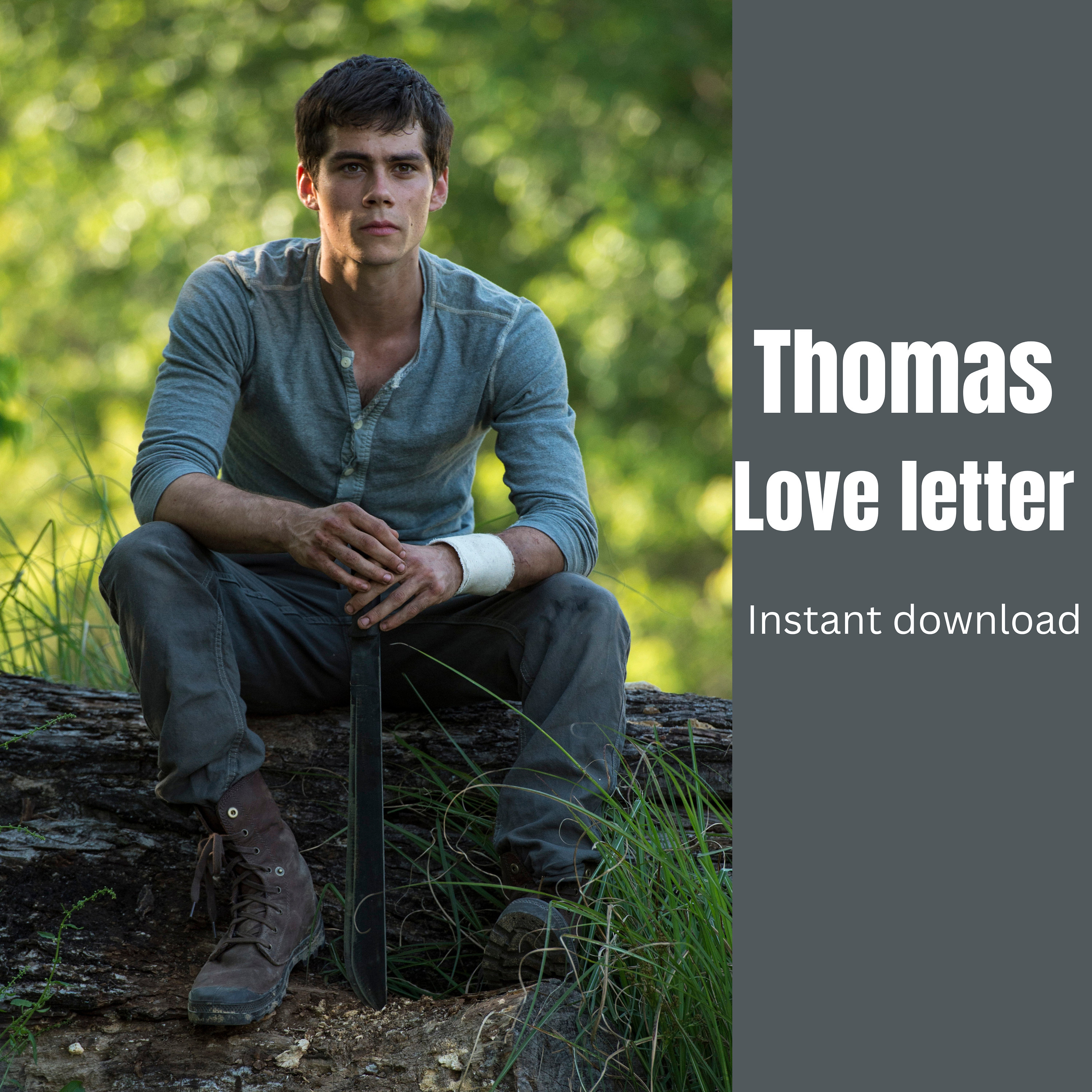 Thomas Maze Runner Love Letter | Maze Runner Merch | - Etsy