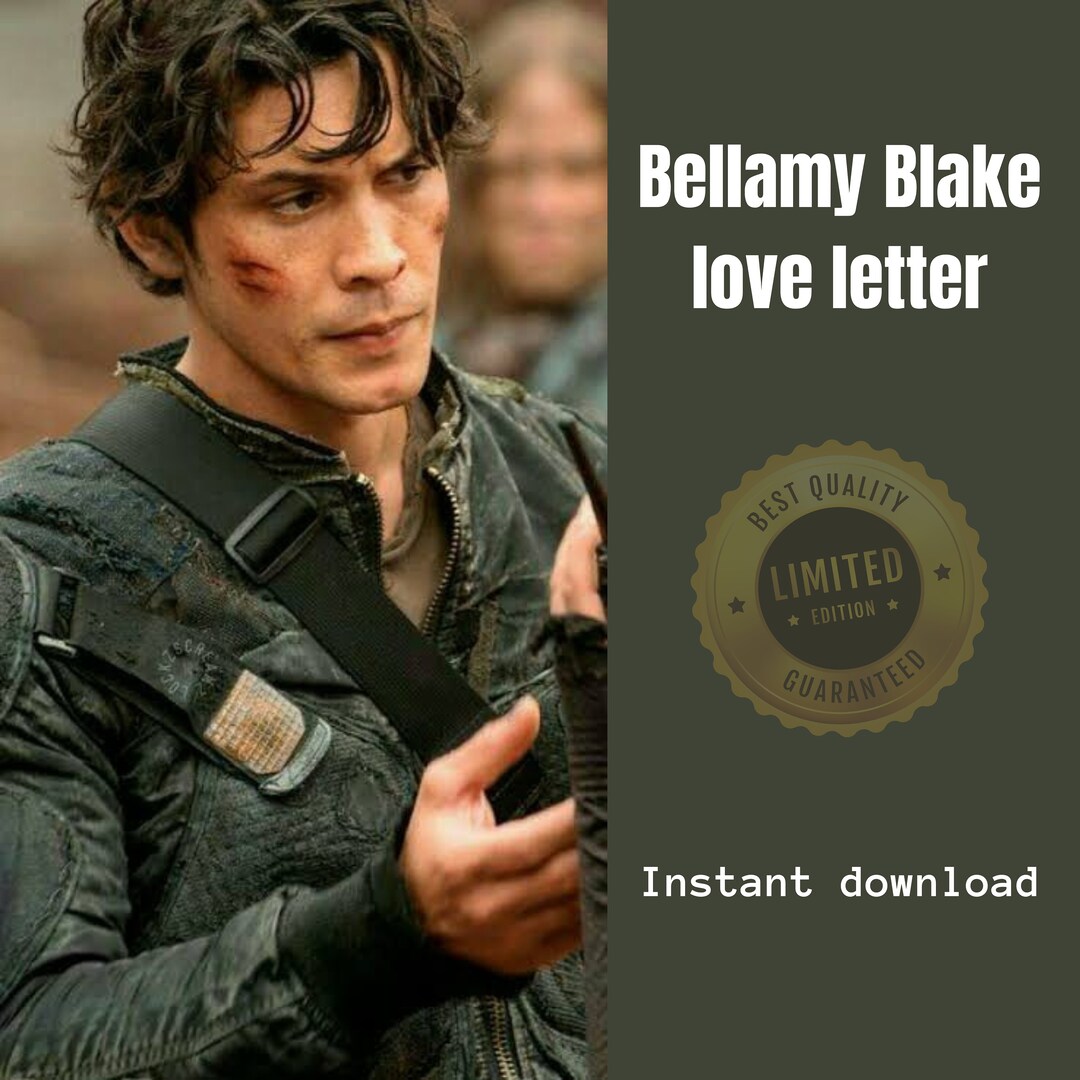 Bellamy Blake Love Letter | the 100 Merch | the 100 Bellamy Blake Love ...