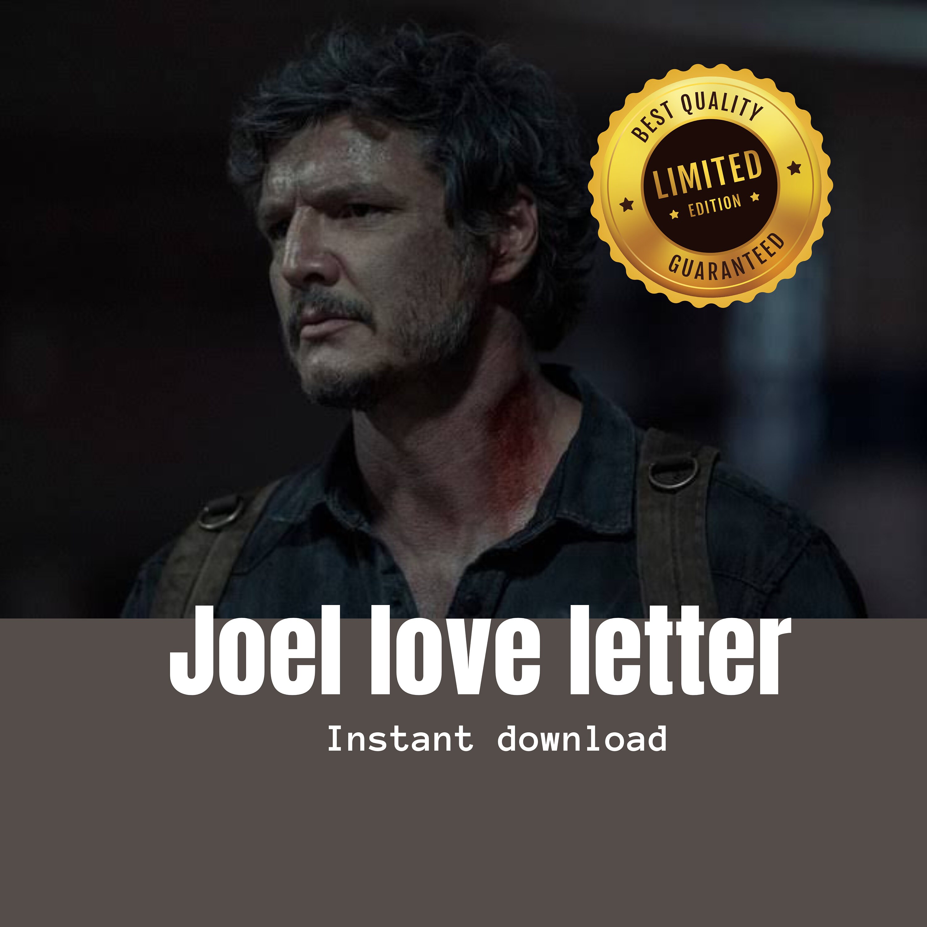 Carta de amor de Joel / Mercancía de The Last Of Us / Carta de amor de ...