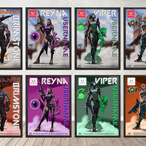 Custom Valorant Agent - Etsy