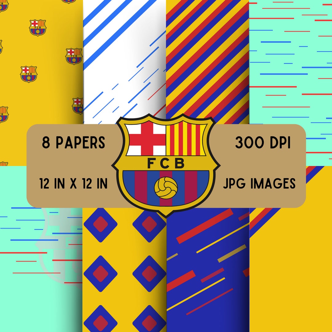 Barcelona FC Digital Paper Bundle | Sports, Football, Soccer ...