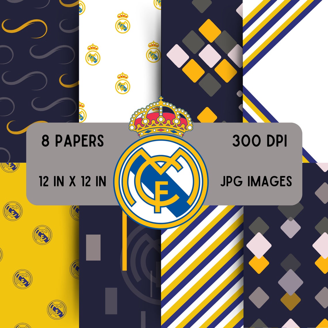Real Madrid Digital Paper Bundle | Sports, Football, Soccer ...