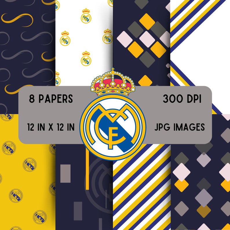 Real Madrid Digital Paper Bundle | Sports, Football, Soccer ...