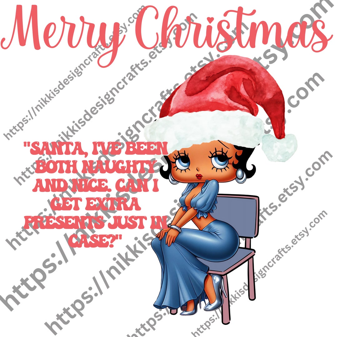 Marry Christmas Betty Boop - Etsy