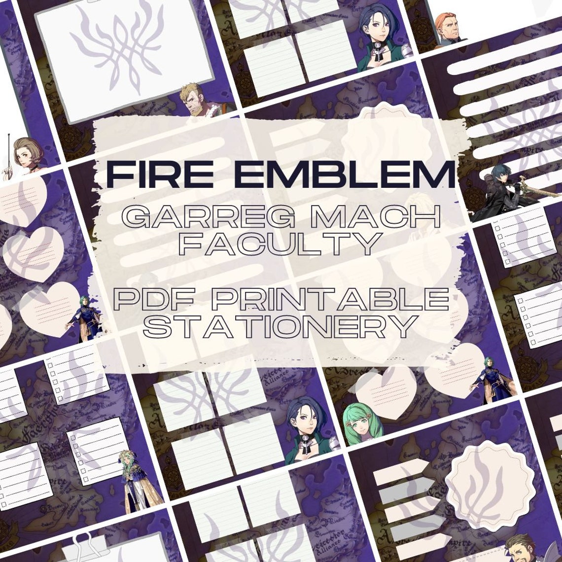 Fire Emblem Three Houses Printable Planner - Complete Edition | Daily ...