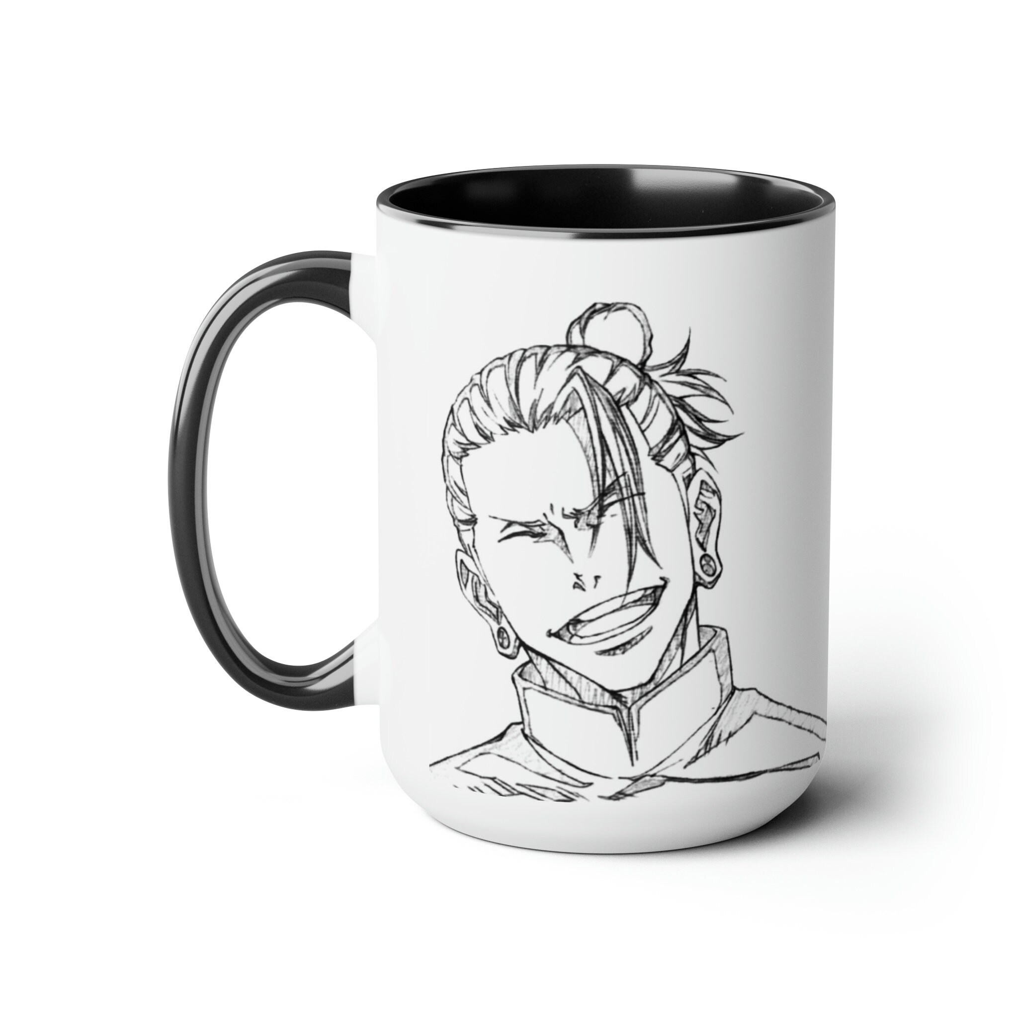Gojo and Geto, Two-tone Coffee Mug, JJK 15oz anime Mug, Anime Cup ...