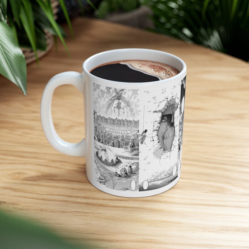 AOT Finale, the Rumbling Anime Ceramic Mug 11oz attack on Titan, Anime ...
