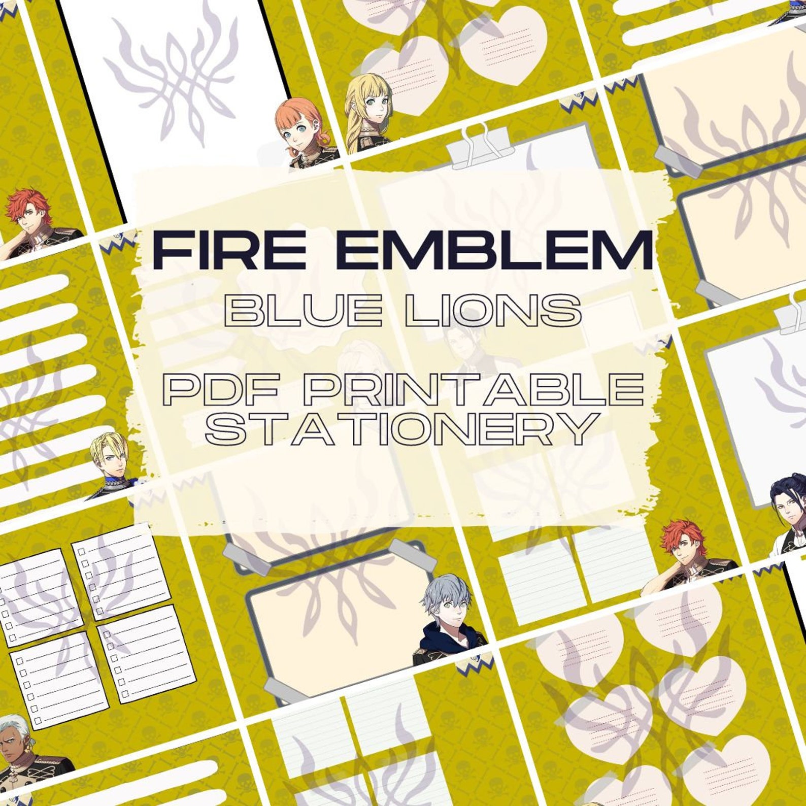 Fire Emblem Three Houses Printable Planner - Complete Edition | Daily ...