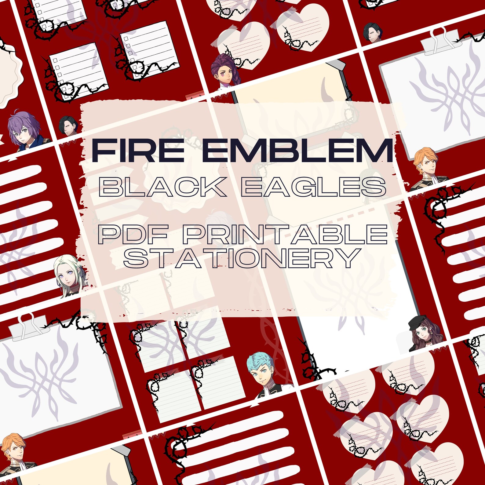 Fire Emblem Three Houses Printable Planner - Complete Edition | Daily ...