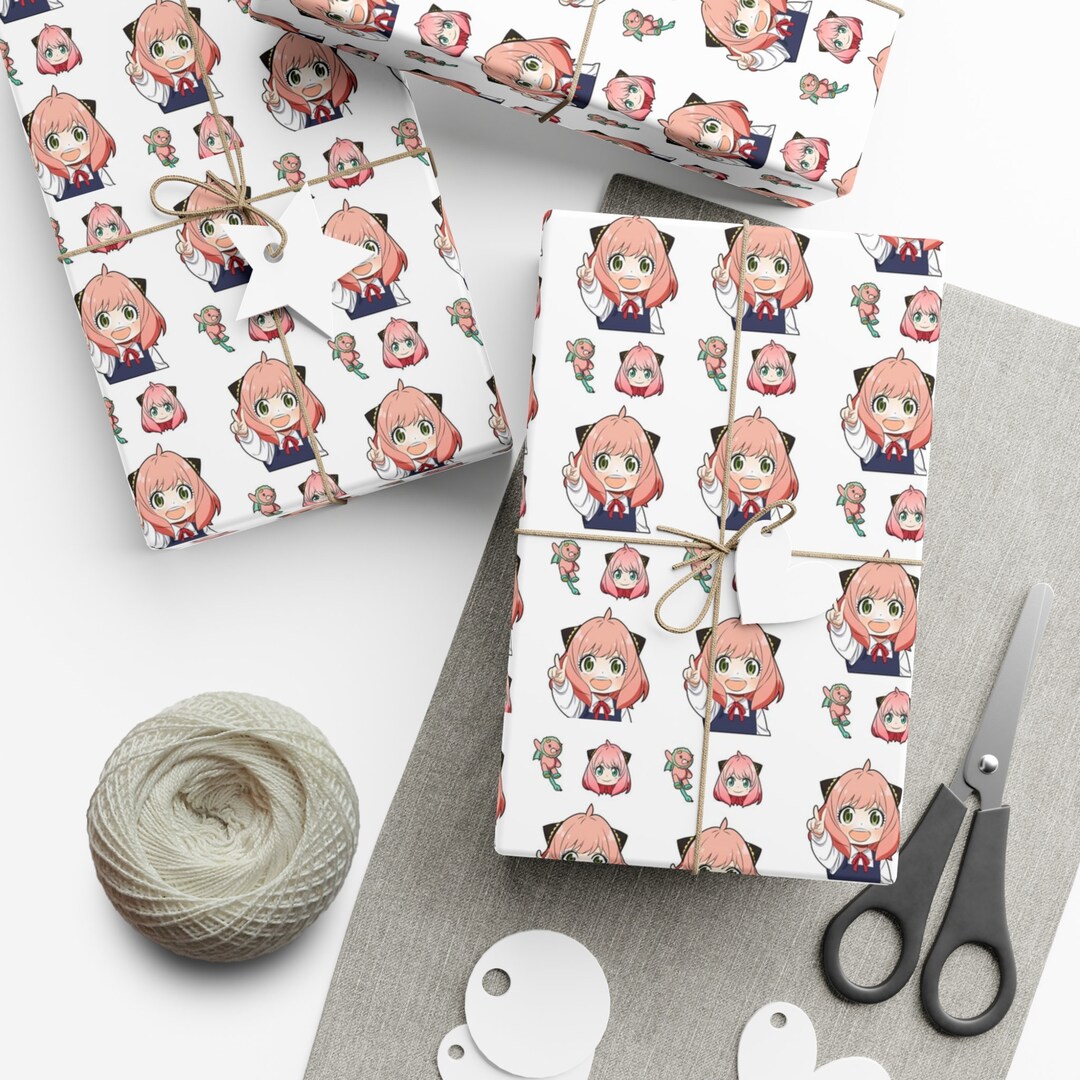 Anime Wrapping Paper, Christmas Anime Wrapping Papers, Gifts Birthdays ...