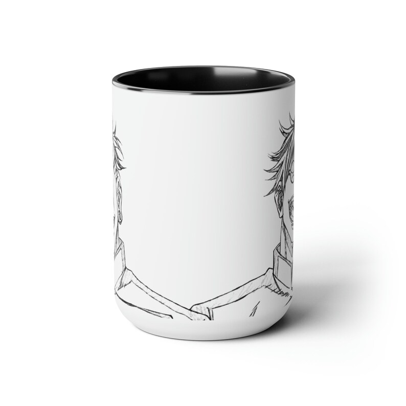 Gojo and Geto, Two-tone Coffee Mug, JJK 15oz (anime Mug, Anime Cup ...