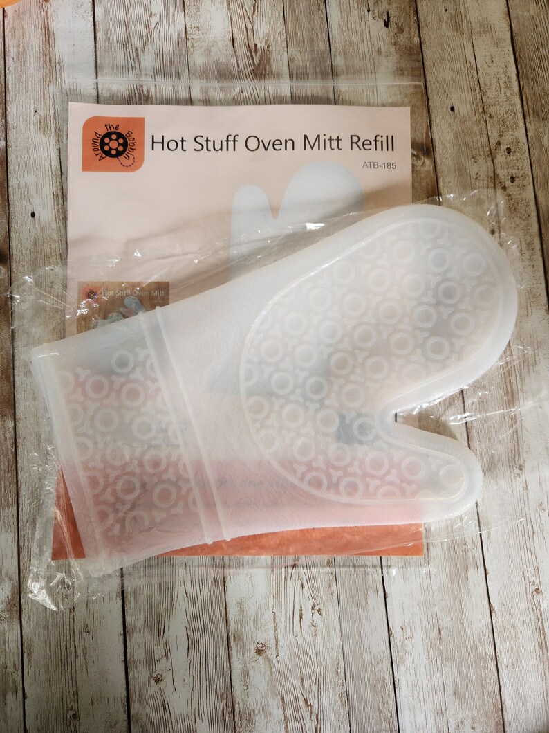 Hot Stuff Oven Mitt Silicone Overlay Refills by Around the Bobbin ATB ...