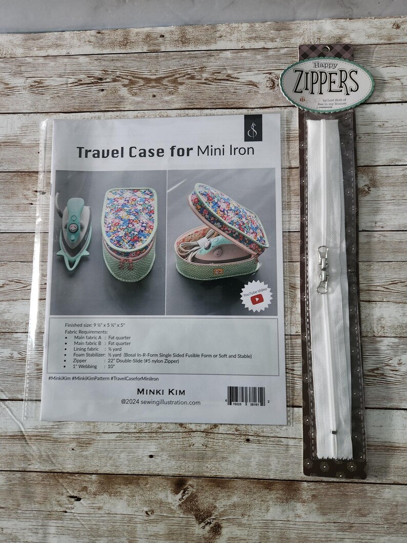 Minki Kim Travel Case for Mini Iron Pattern, Beginner Skill Level, a ...