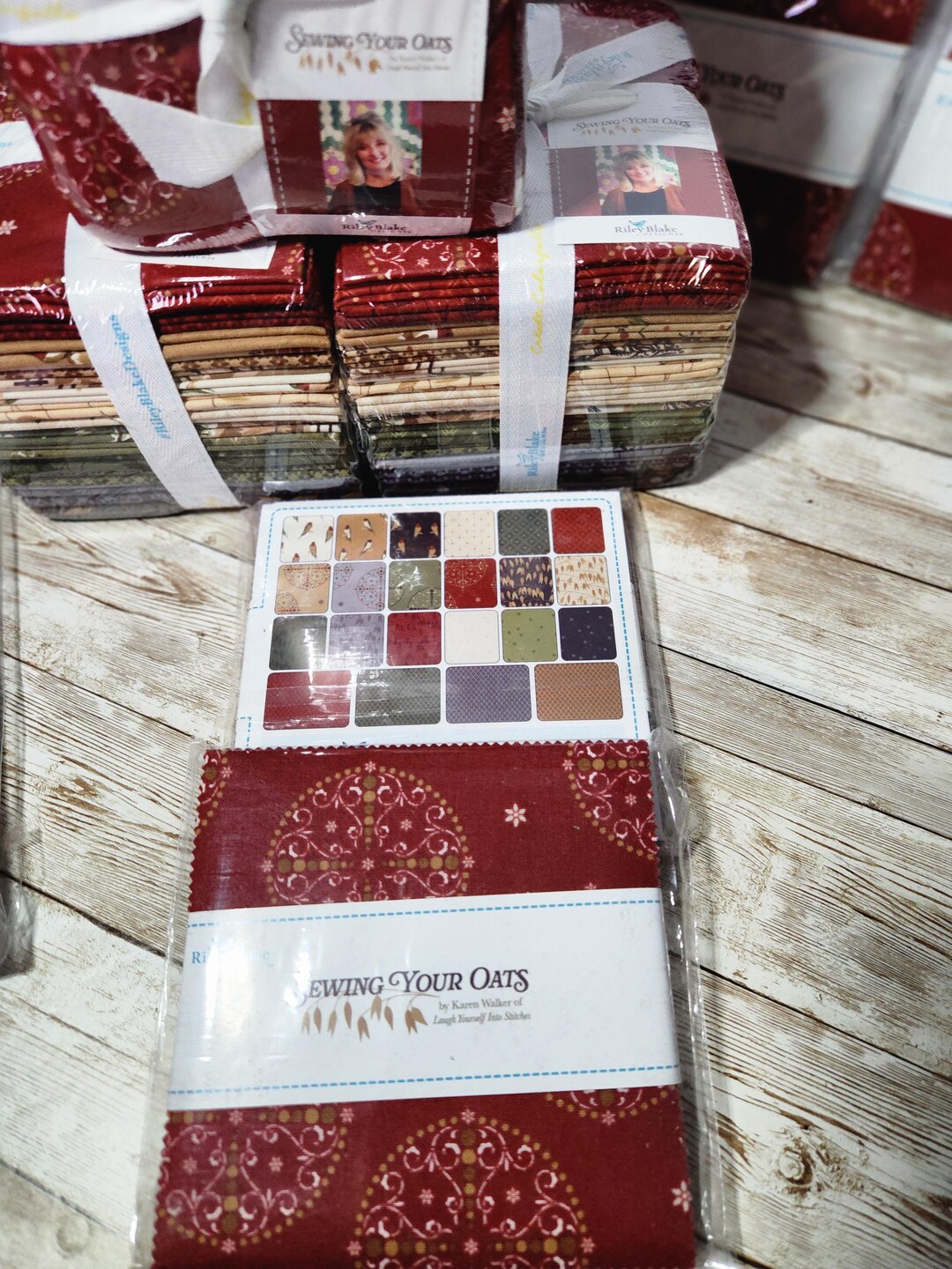 Sewing Your Oats Charm Pack by Karen Walker of Laugh Yourself Into ...